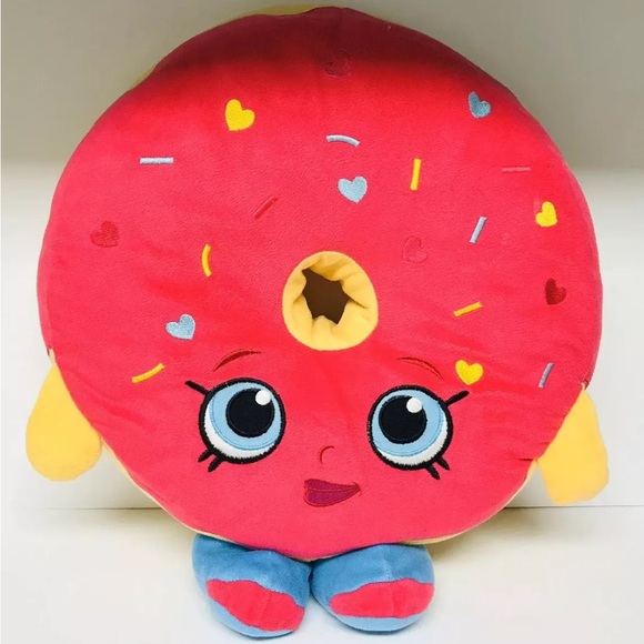 Toys | Shopkins Donut Pillow Stuffed Plush 13x15 | Poshmark